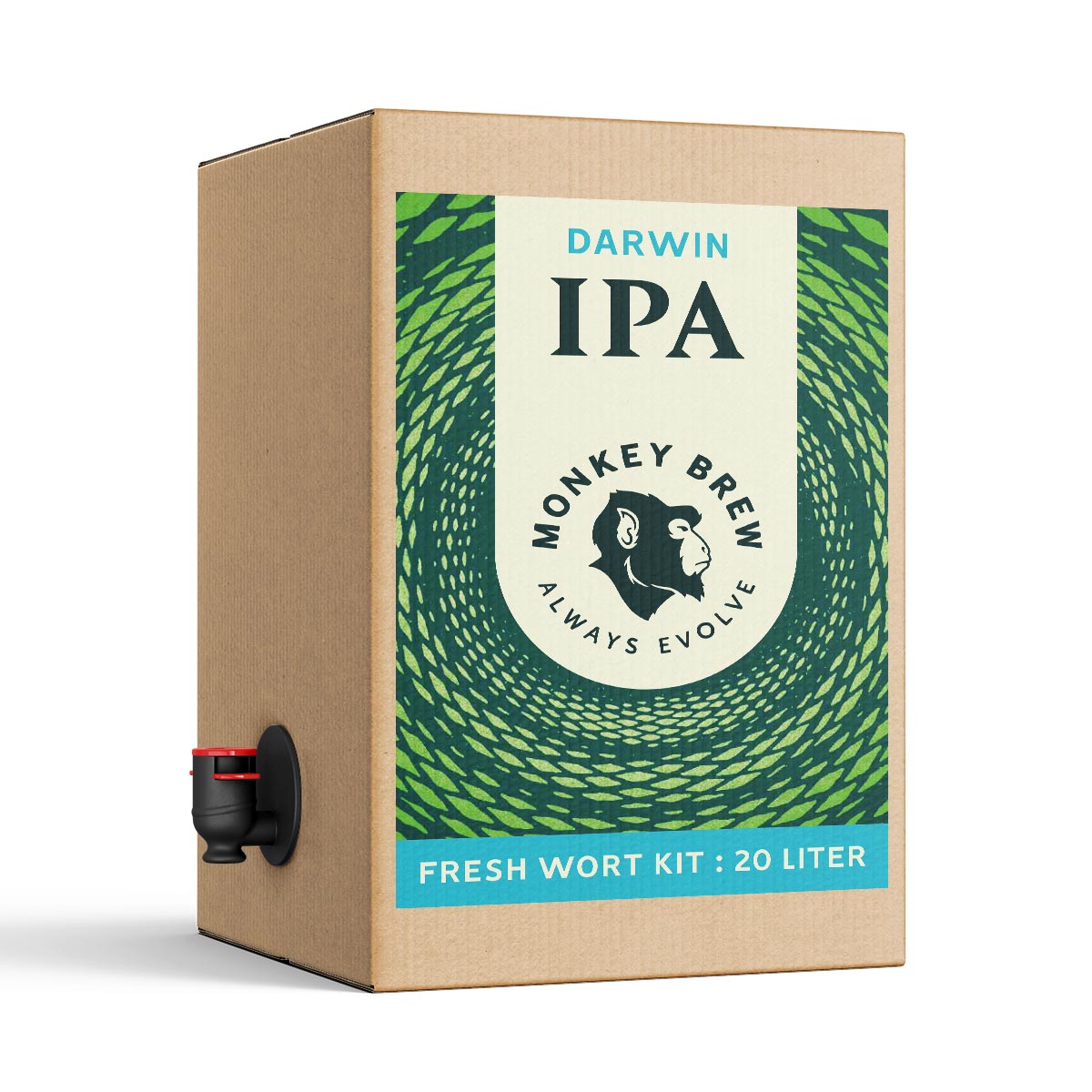 Monkey Brew Darwin IPA Fresh Wort Kit 20L – Saftig og aromatisk IPA ...